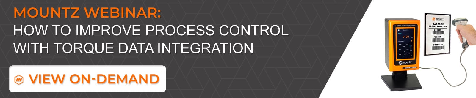 USA Webinar On- Demand: How to Improve Process Control with Torque Data Integration
