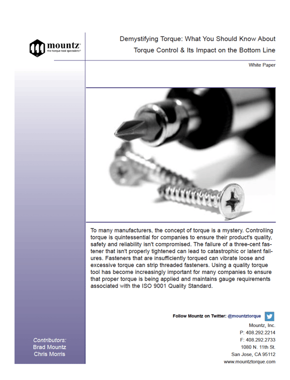 Mountz Torque White Paper: Demystifying Torque