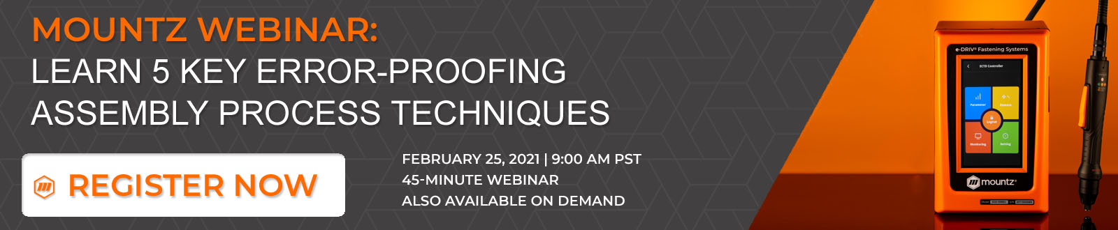 On Demand -Learn 5 Key Error-Proofing Assembly Process Techniques